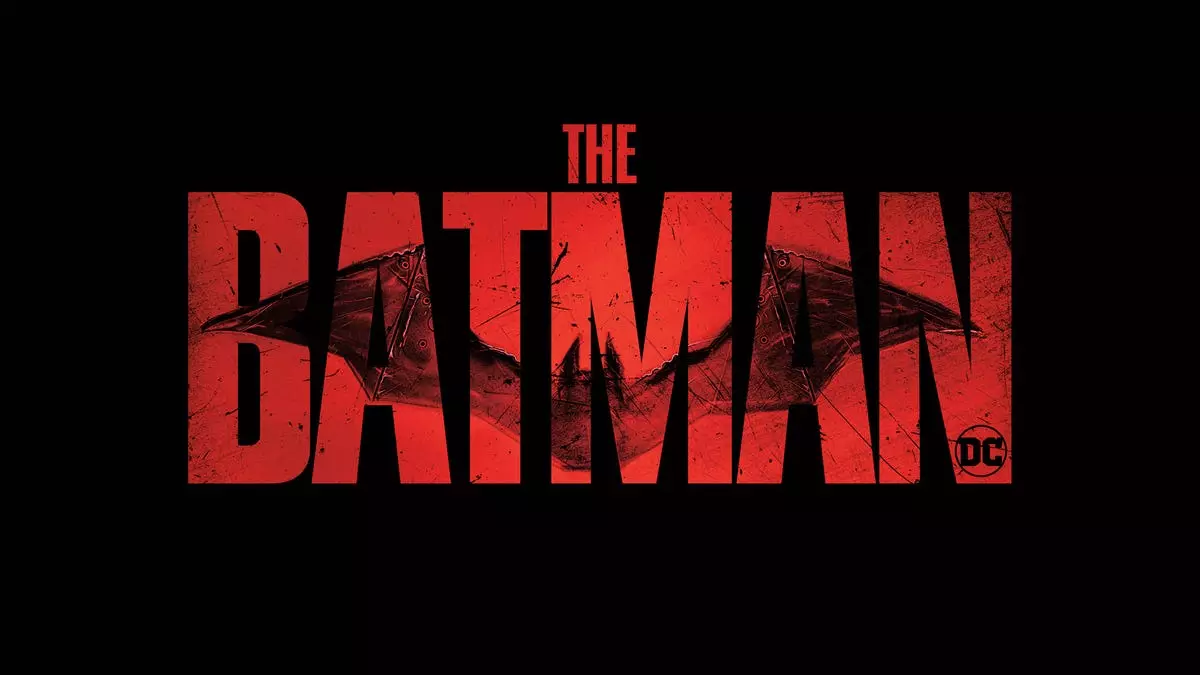 다가오는 '더 배트맨' 영화의 로고