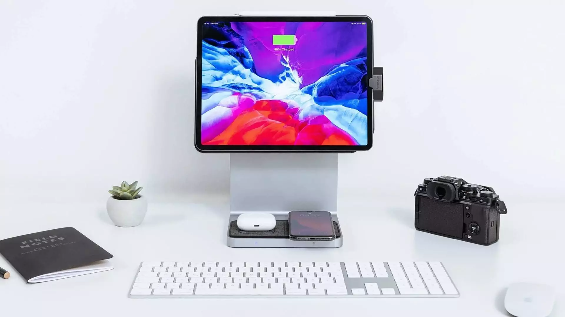 StudioDock របស់ Kensington គឺជាស្ថានីយ៍សាកថ្មដែលប្រែ iPad របស់អ្នកទៅជា iMac