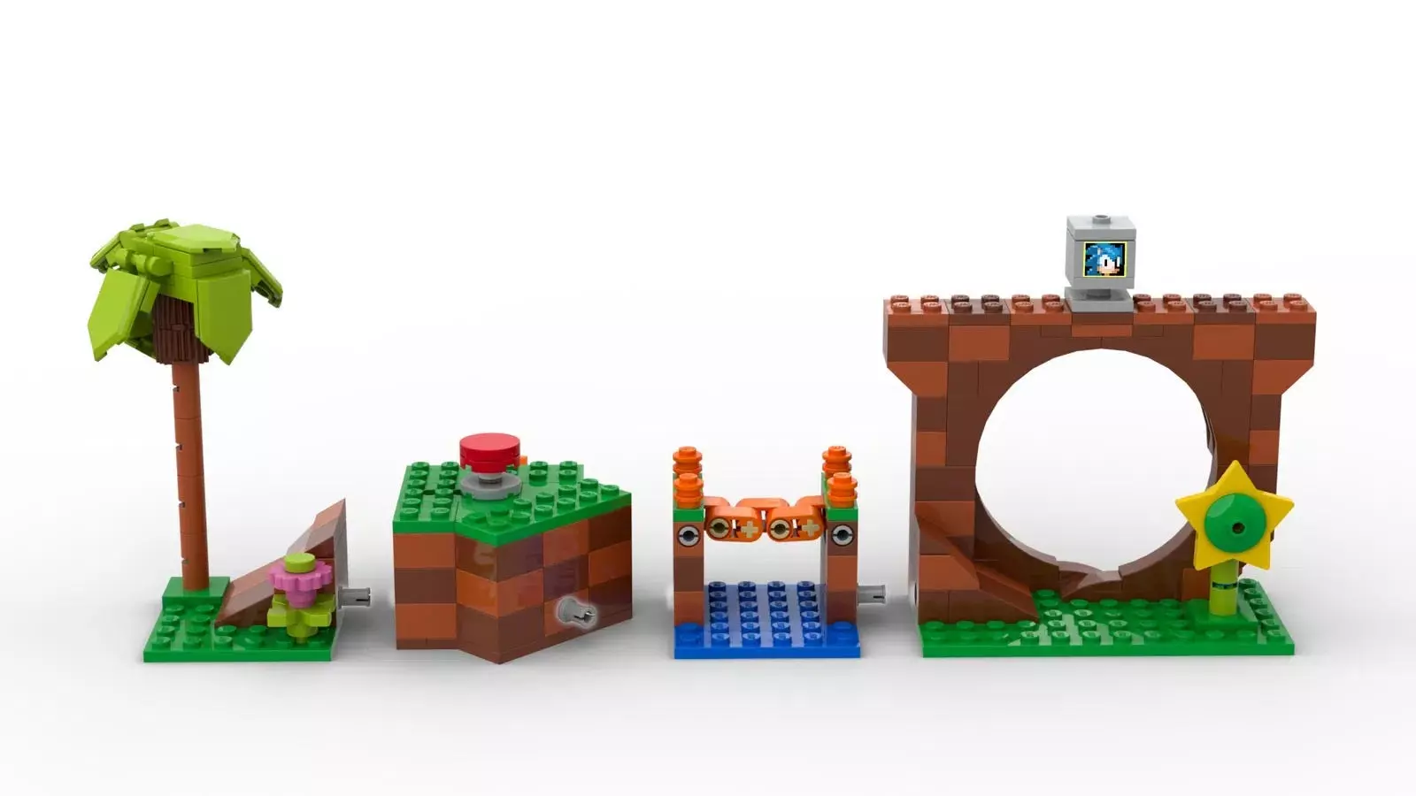 Sonic LEGO set, okolje