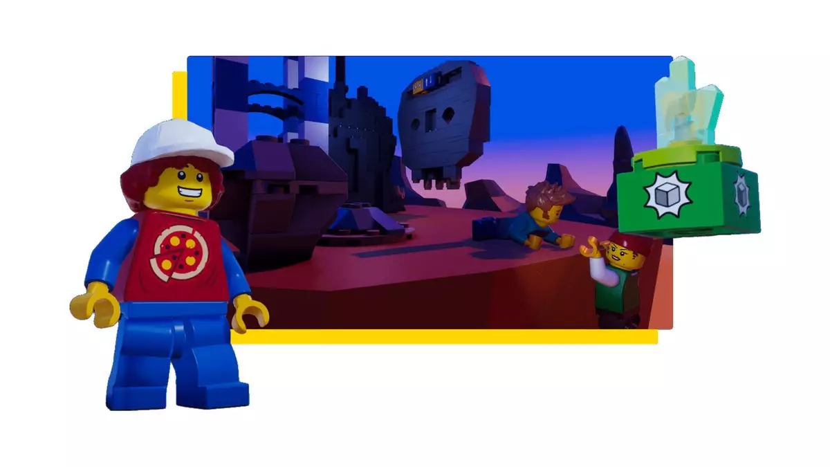 Sada minifigurek LEGO pro hraní videohry.