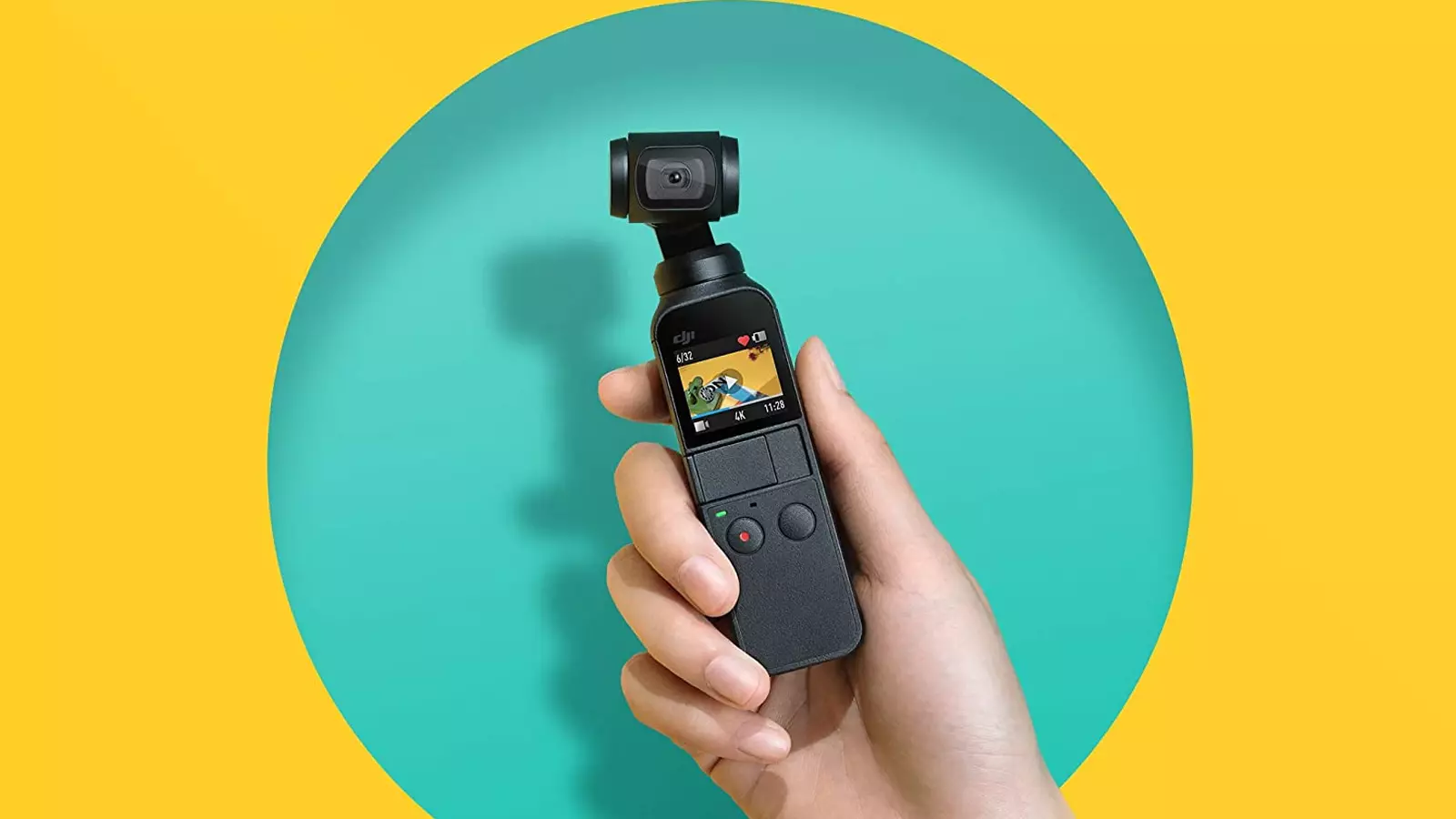 Hişyariya Danûstandinê: Kamera DJI Osmo Pocket 4K Gimbal ji bo nîv-off bigire