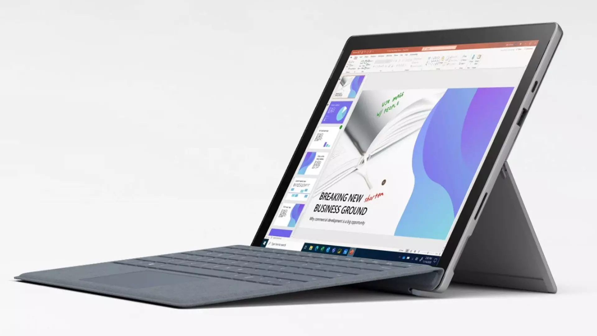 Surface Pro 7+ nabízí vyjímatelný SSD a delší výdrž baterie pro podnikové uživatele