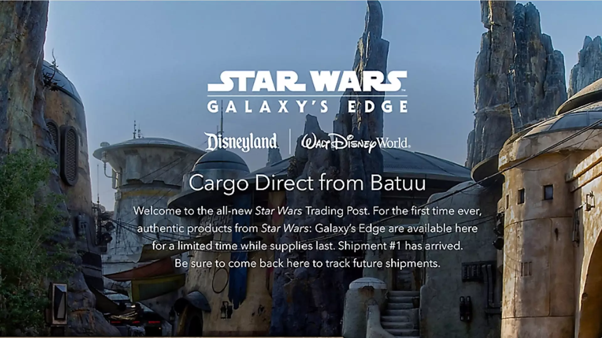Nyní si můžete koupit zboží z „Star Wars:“ Galaxy’s Edge online