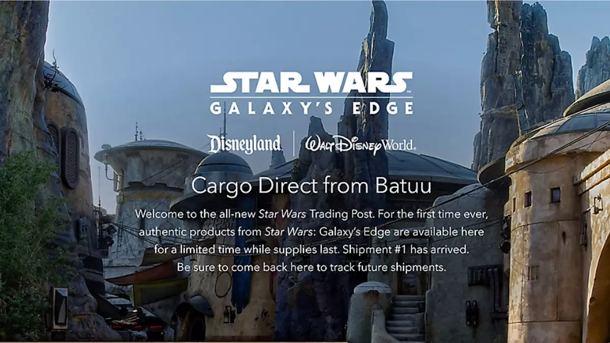 Isitolo se-inthanethi se-Disney Star Wars Galaxy's Edge