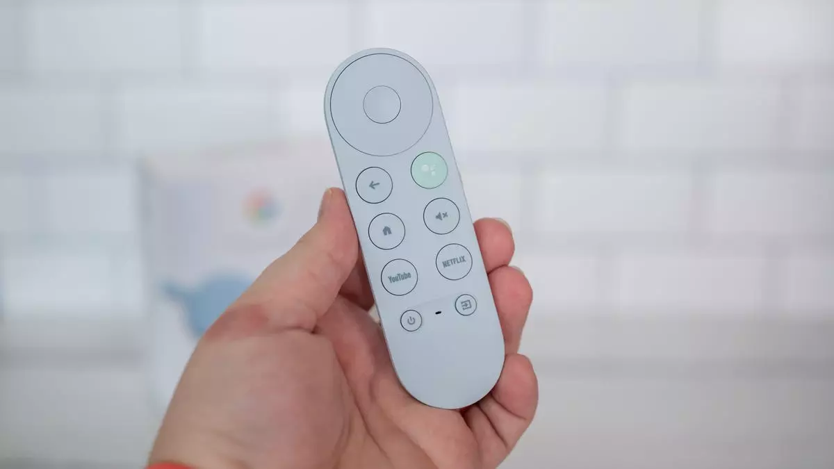 Chromecast com controle remoto do Google TV