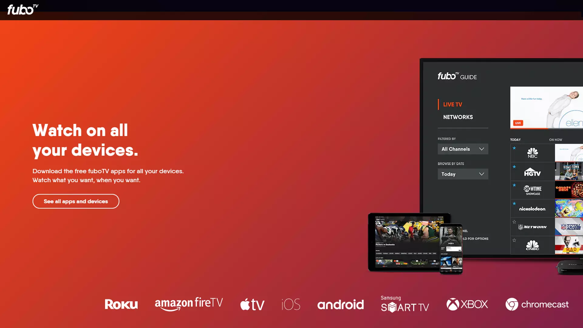 بینندگان Apple TV اکنون می توانند چهار کانال FuboTV را به طور همزمان تماشا کنند