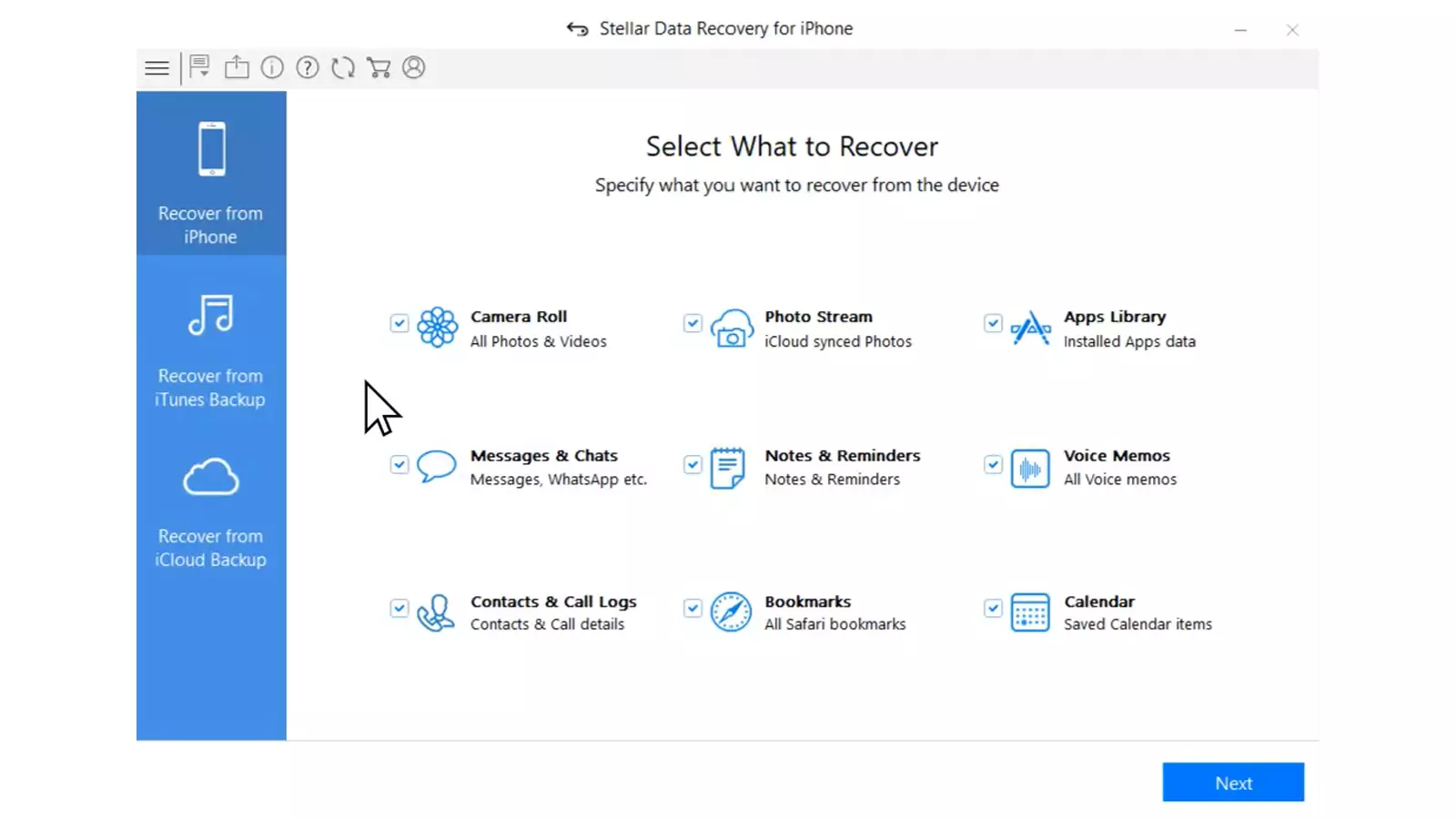 Программное обеспечение Stellar для восстановления работает как на Android, так и на iOS для восстановления всех типов файлов.