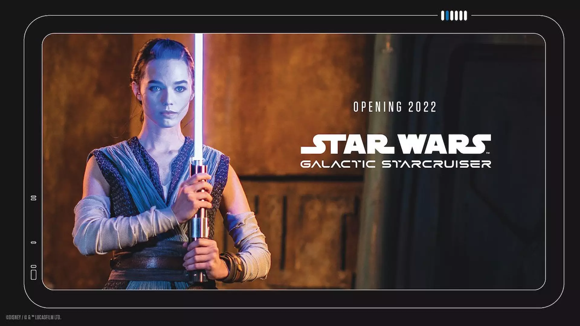 Va'ai Disney's New "Mo'i" Lightsaber i Star Wars: Galactic Starcruiser i le 2022