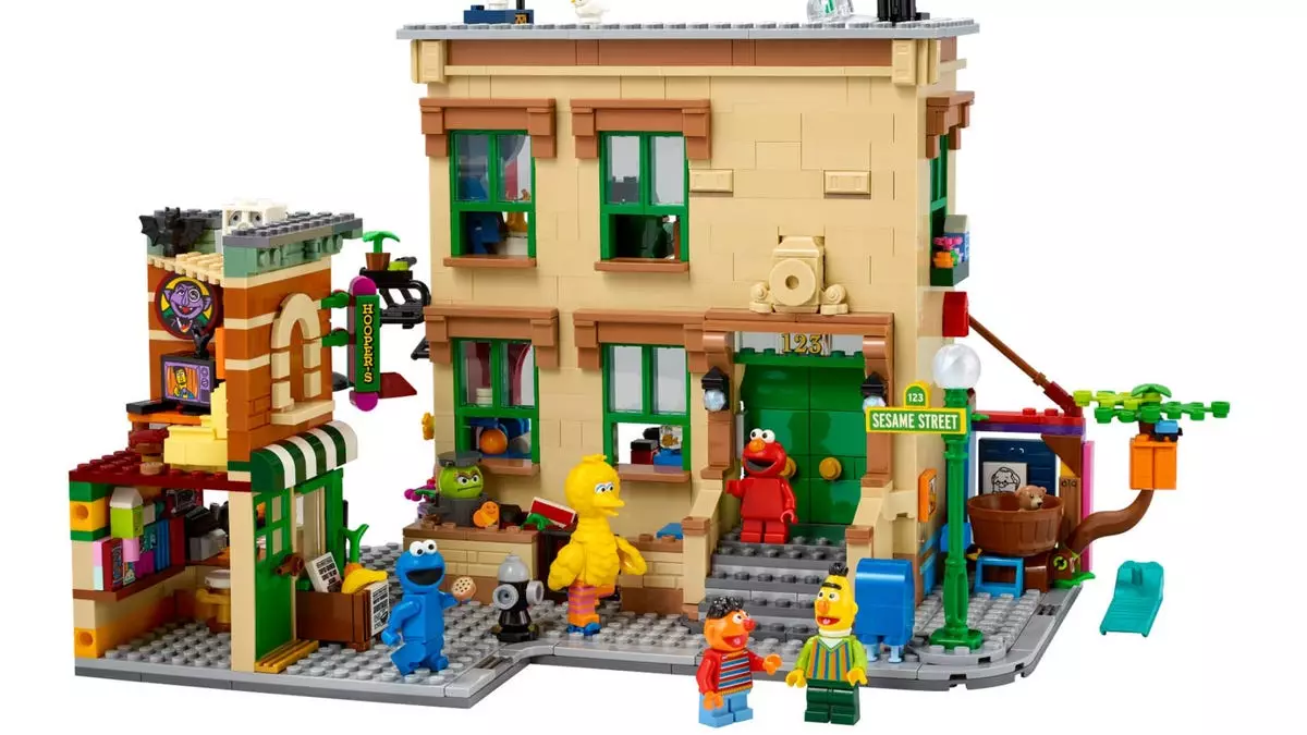 123 Sesame Street lego set