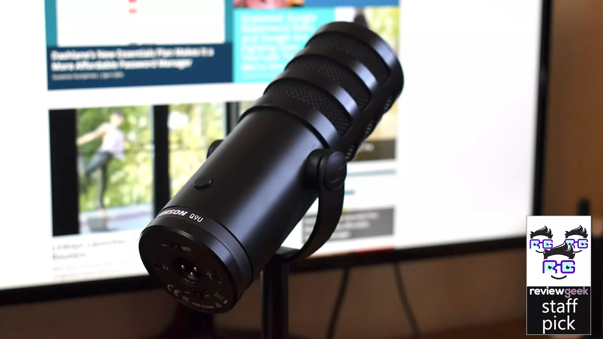 Samson Q9U apraides mikrofona apskats: vienkāršs un izdevīgs mikrofons ar USB-C un XLR