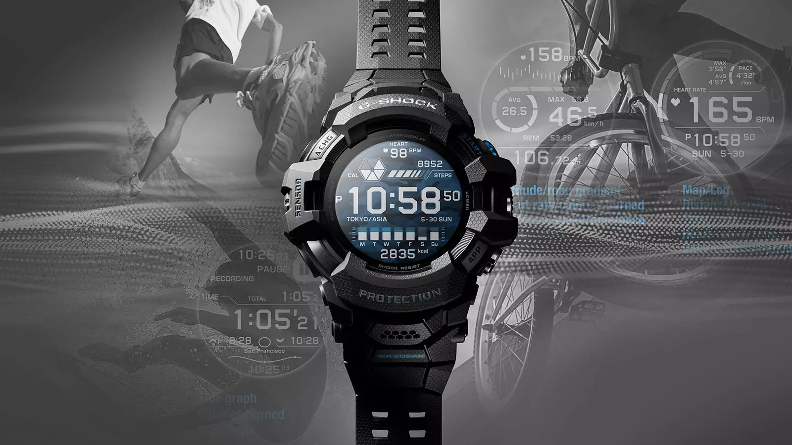 La sèrie Rugged G-Shock de Casio està rebent una opció de rellotge intel·ligent Wear OS