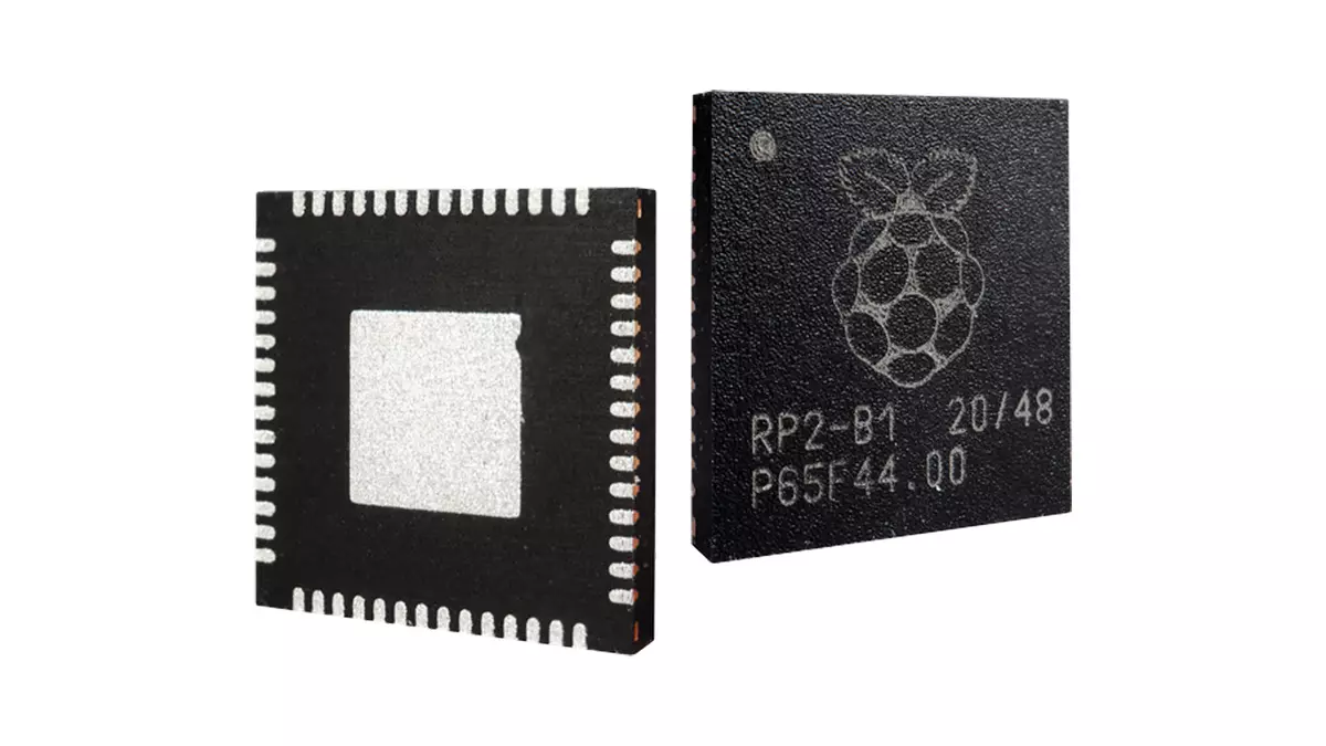 Raspberry Pi RP2040 чип.