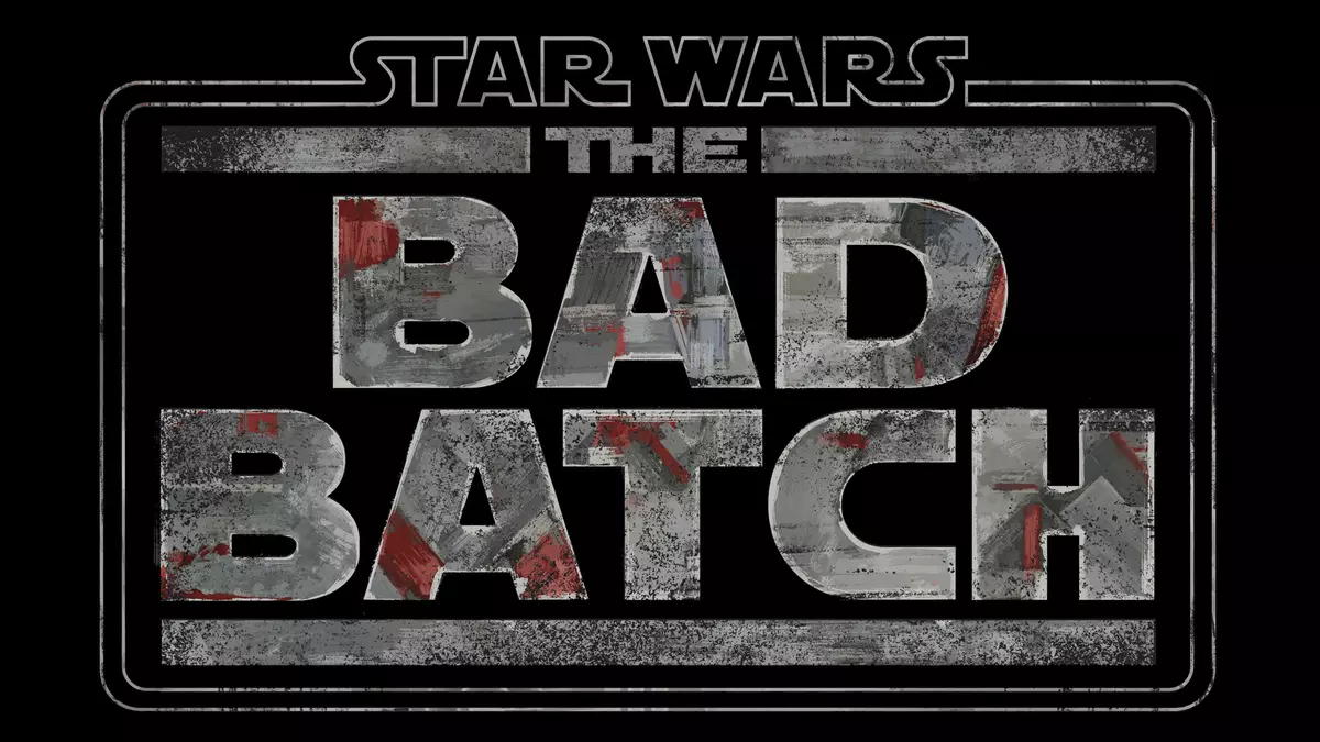 Logo Disney+ 'The Bad Batch' ing latar mburi ireng