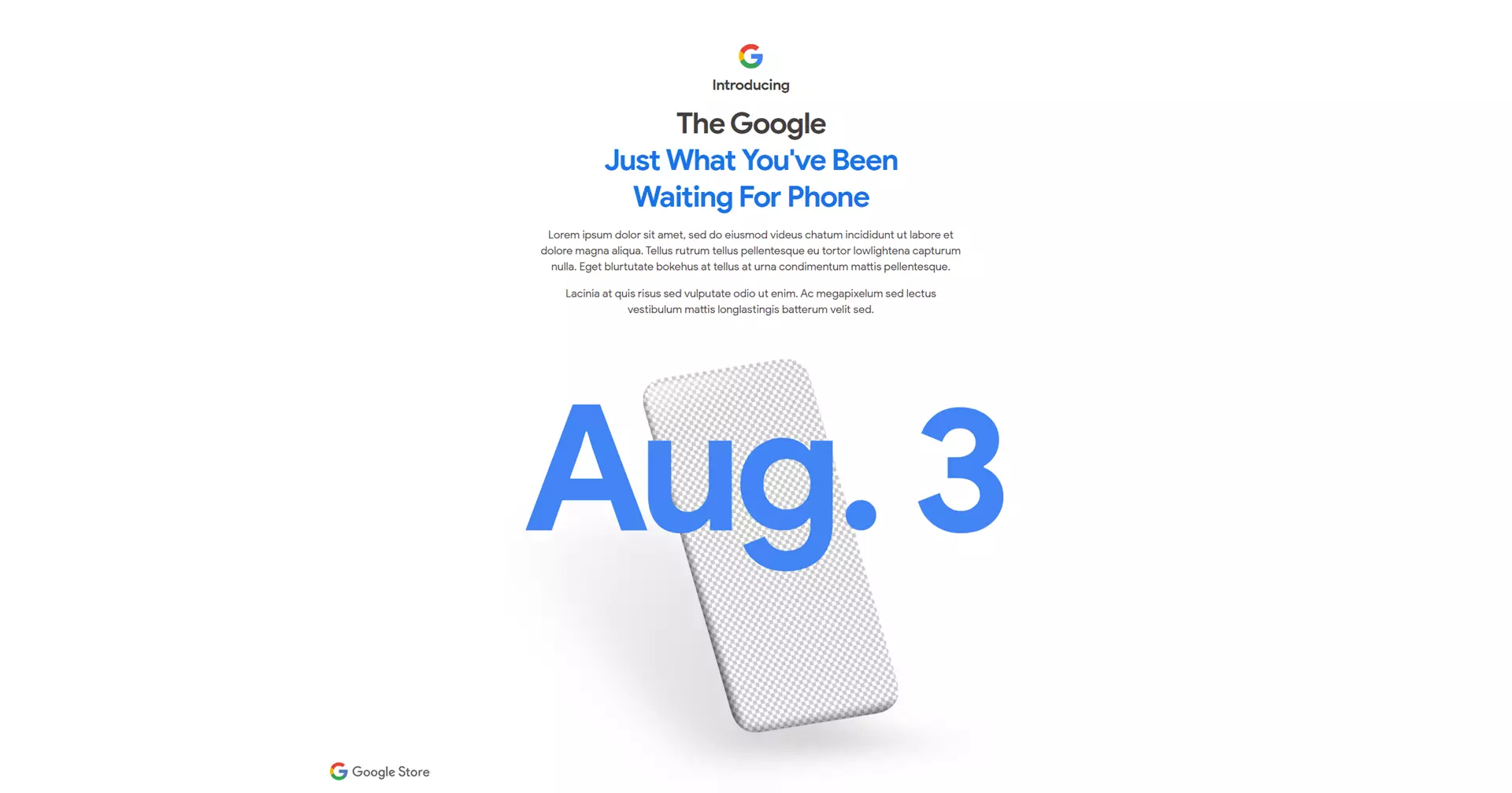 Câu đố màu sắc của Google trêu chọc thông báo về Pixel 4a