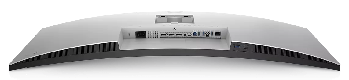 Imatge promocional de Dell Ultrasharp de 40 polzades, connexions inferiors