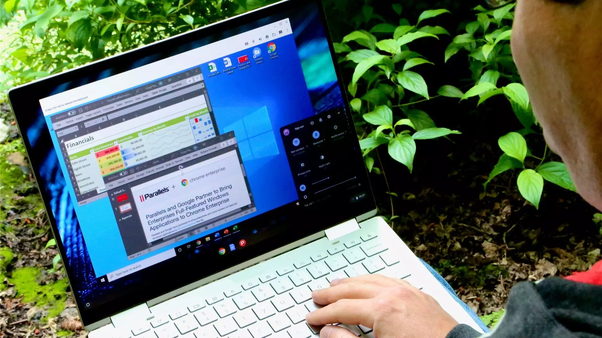 Windows Apps నేడు Chromebooksకి వస్తాయి సమాంతరాలకు ధన్యవాదాలు