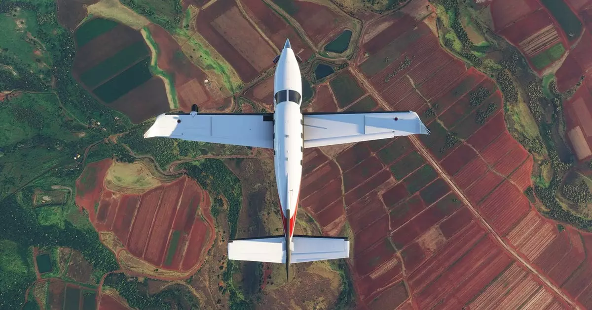 Microsoft Flight Simulator'dan görüntü