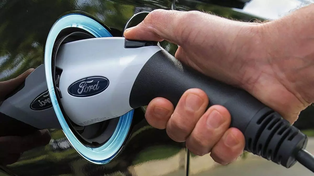 Ford EV charger plug