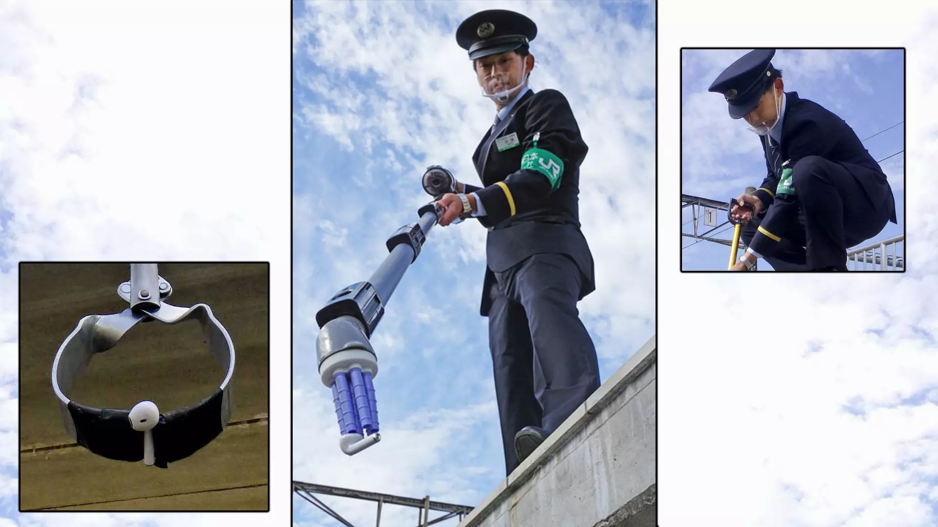 Panasonic izdeluje vakuum za rešitev na tisoče Airpodov iz tokijske železniške proge
