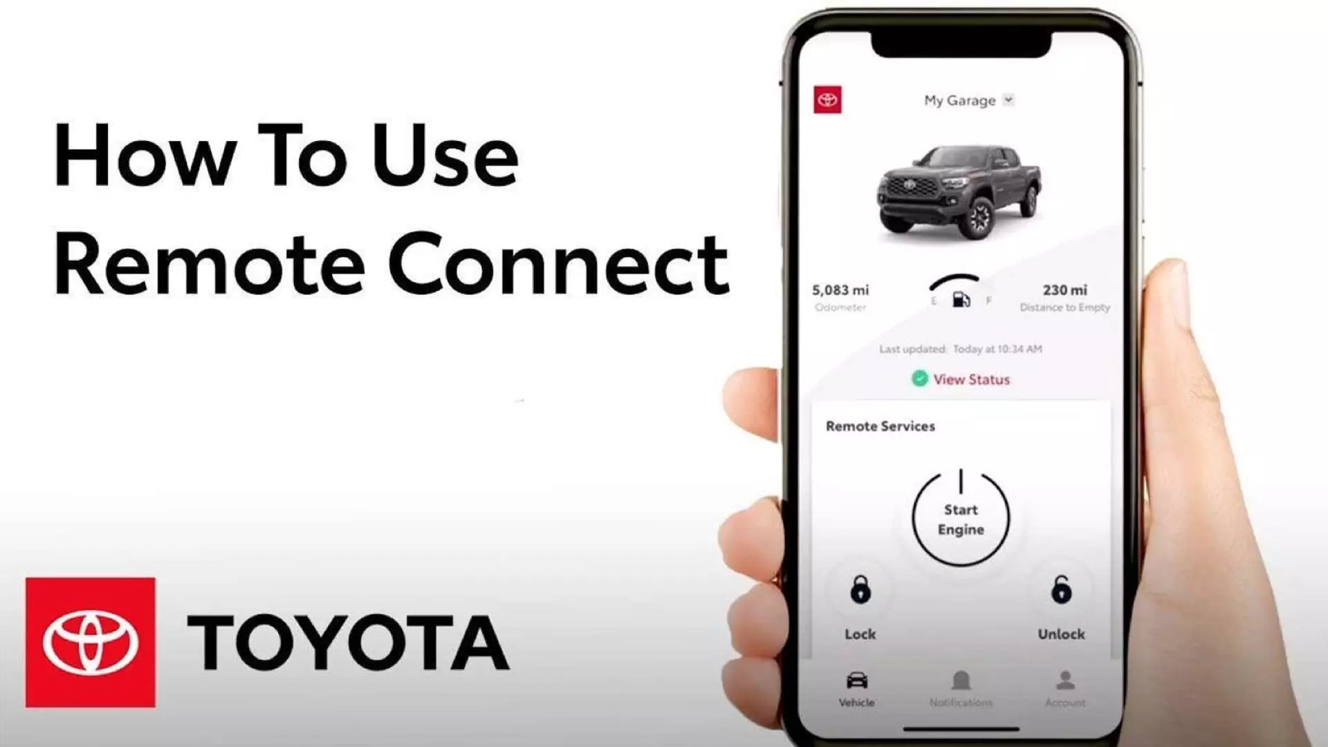 Toyota Távindítás