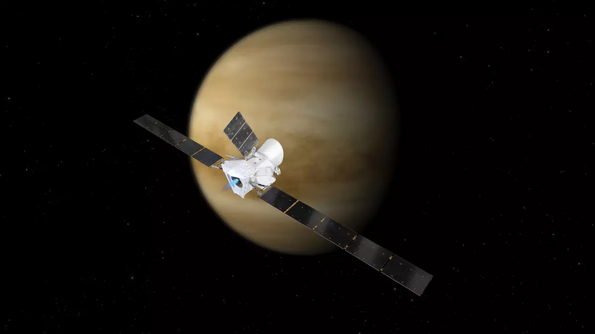 O BepiColumbo pasa por Venus camiño de Mercurio