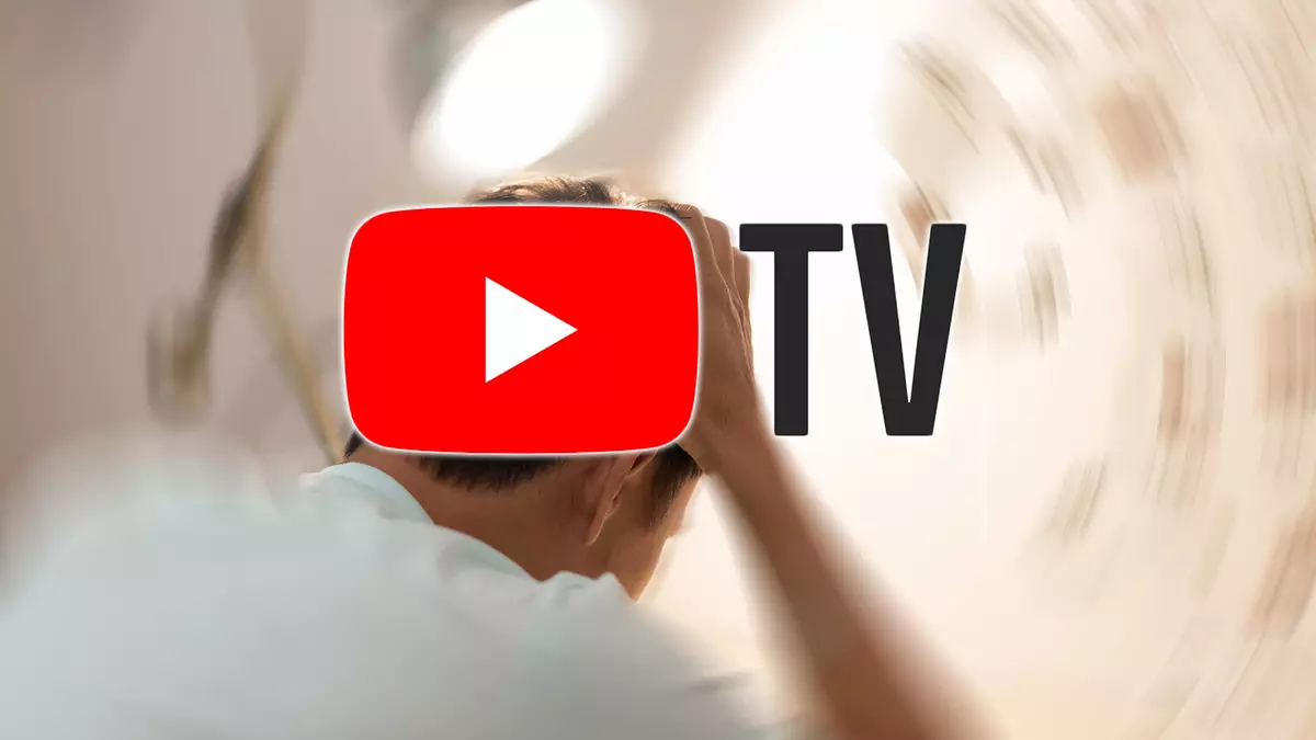 Seorang pria mengalami migrain setelah mendengar tentang kenaikan harga YouTube TV.