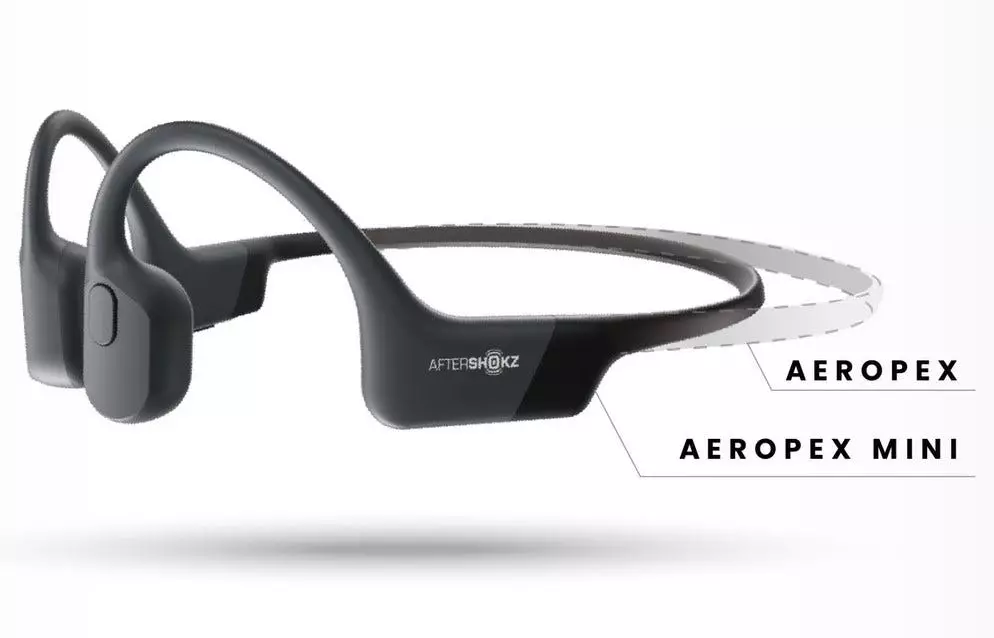 مقارنة حجم Aeroepex مقابل Aeropex Mini