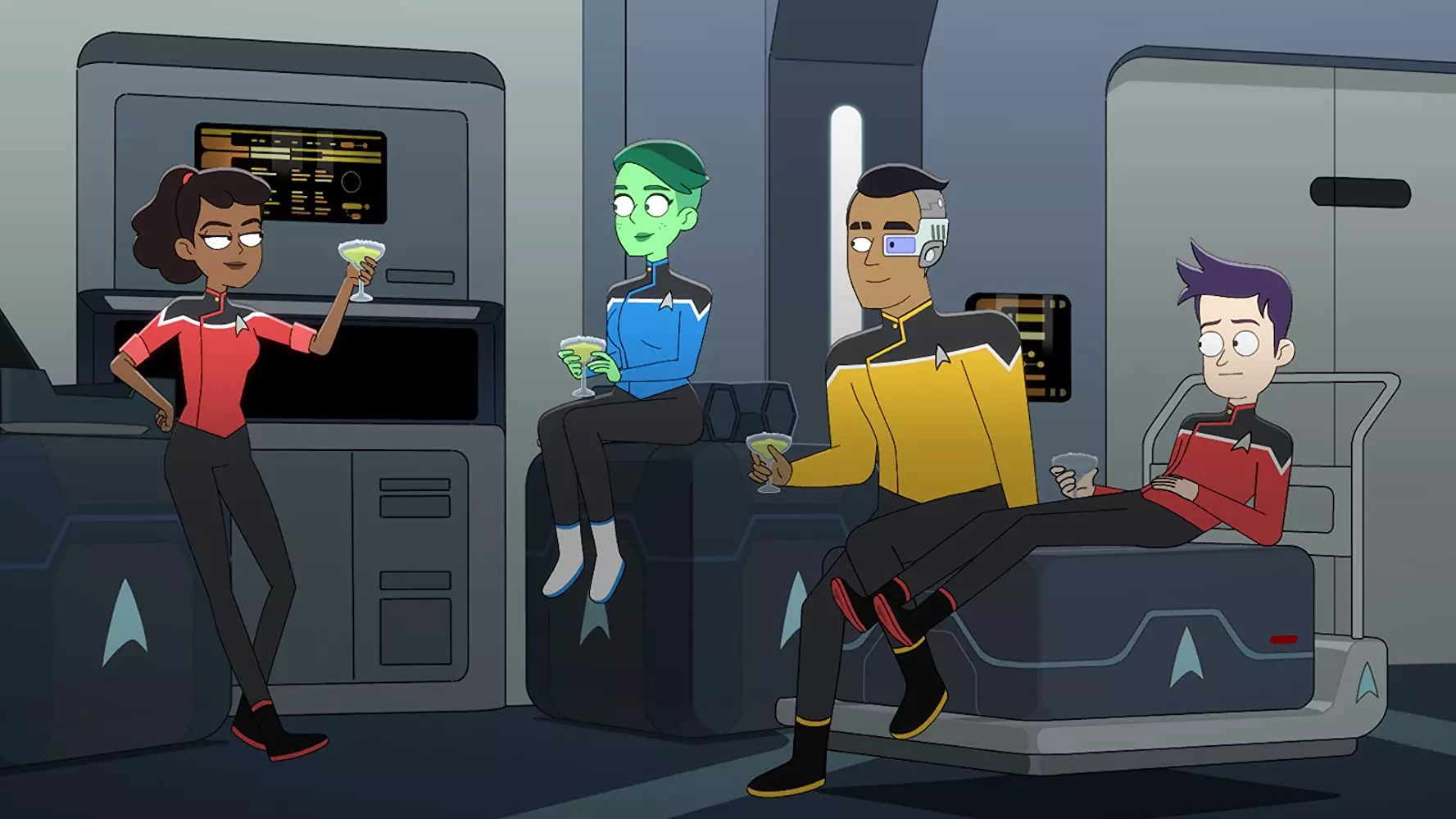 Ko mēs skatāmies: “Star Trek: Lower Decks” nodrošina manus sliktos TV ieradumus