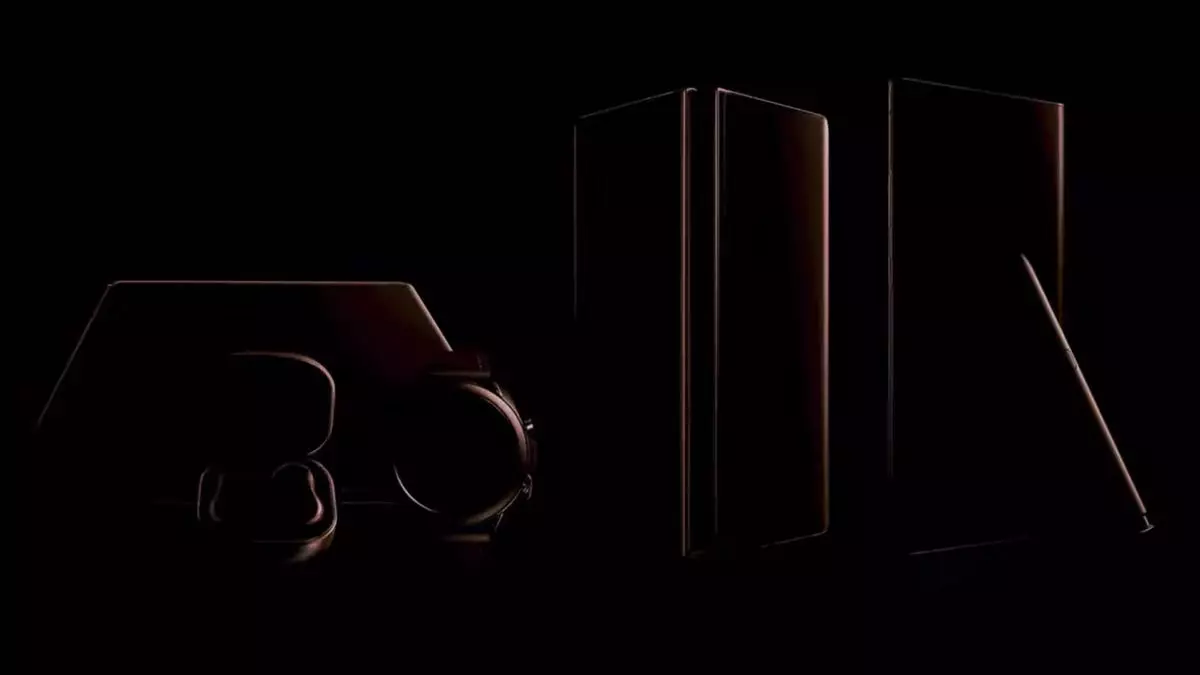 Har yanzu daga Samsung Unpacked teaser trailer