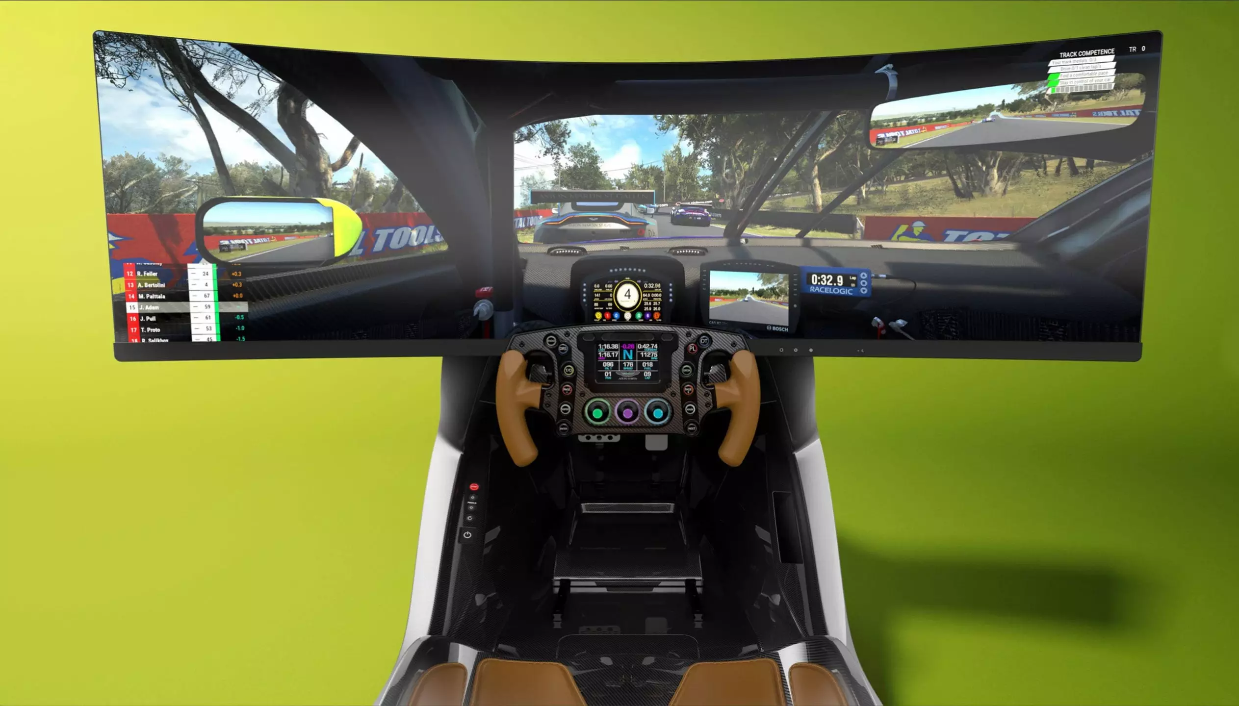 Simulator de curse Aston Martin