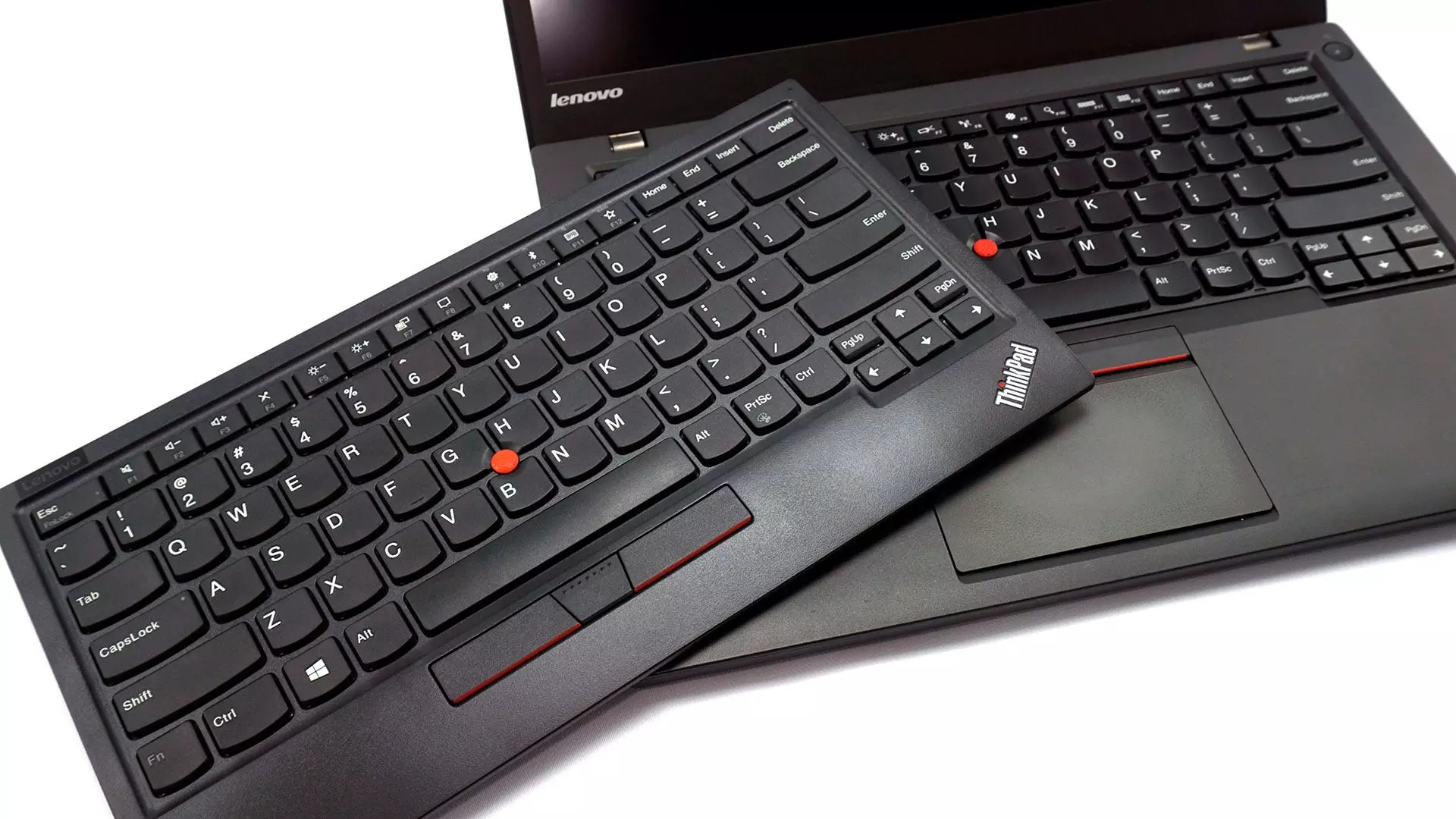 Teclado e portátil ThinkPad