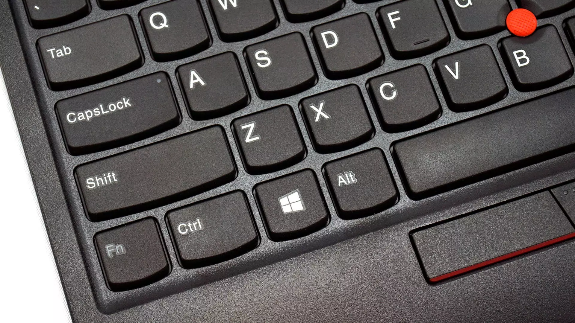 Clúster esquerdo do teclado ThinkPad.