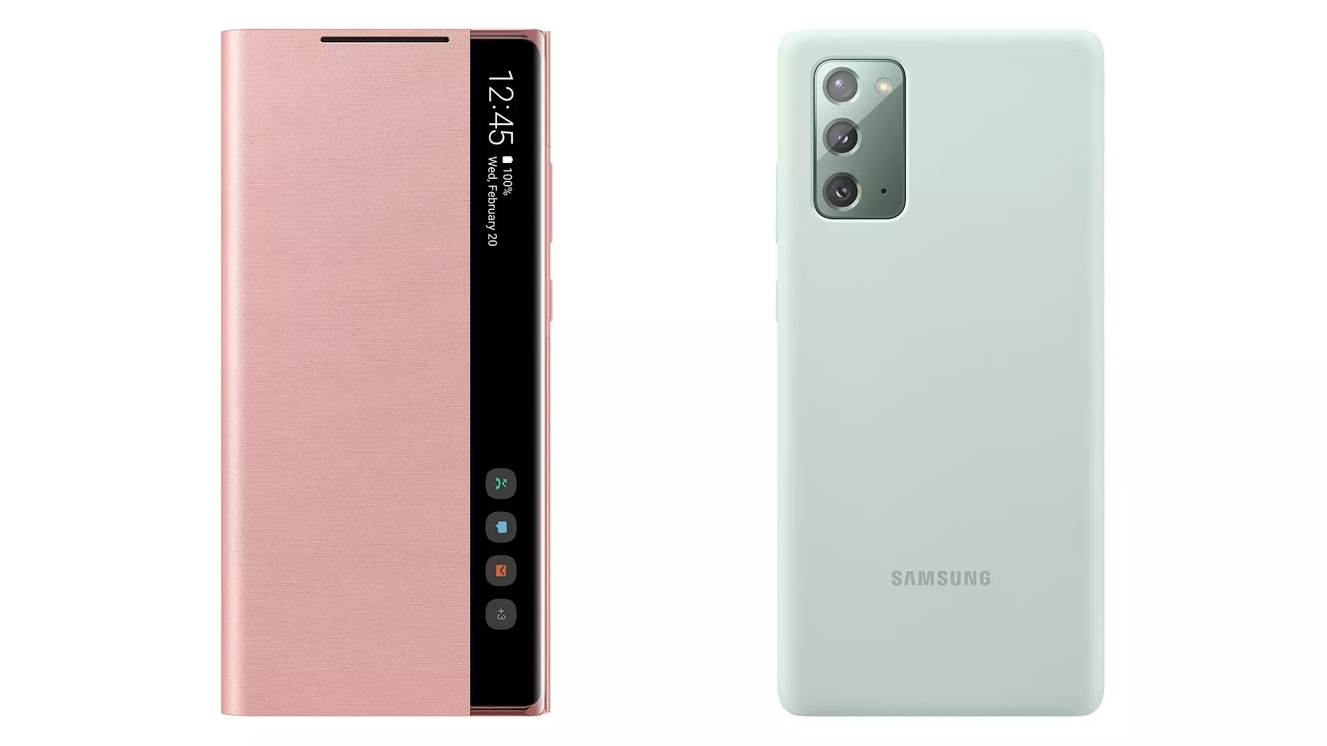 Samsung-ის ორი ცუდი Note20 ქეისი.
