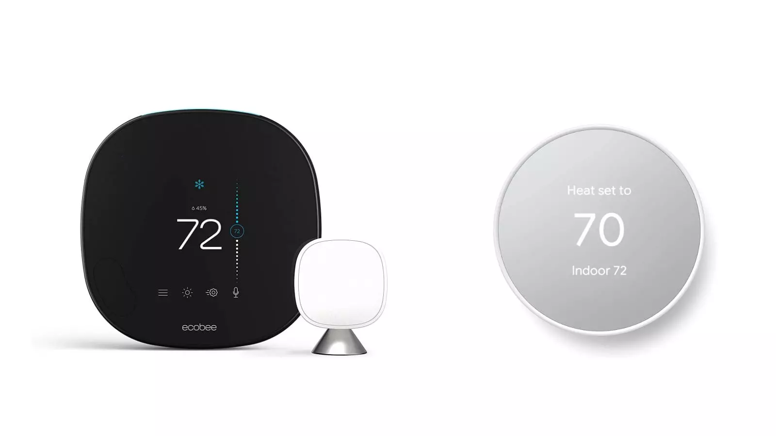 Ecobee Smart va Nest termostati