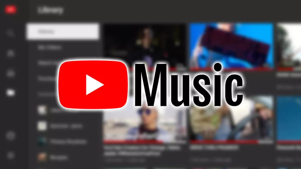 Die YouTube Music-logo.