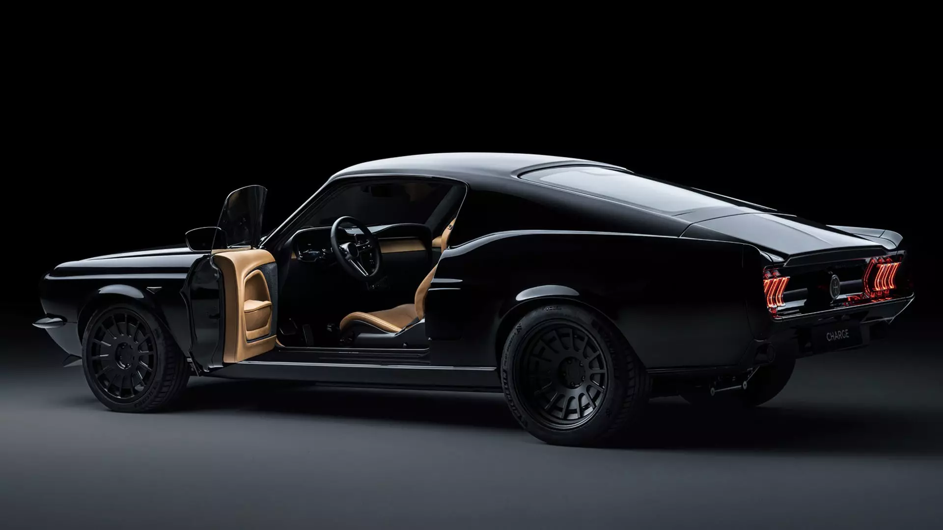 Mustang clássico como um EV moderno