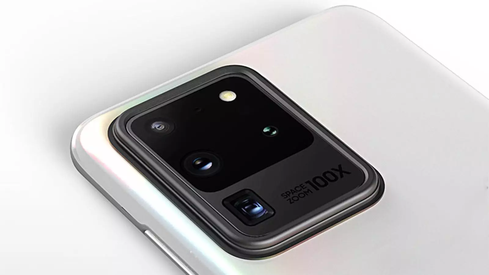 Lökhárító tok egy Samsung okostelefon fényképezőgép lencséjének tetején.