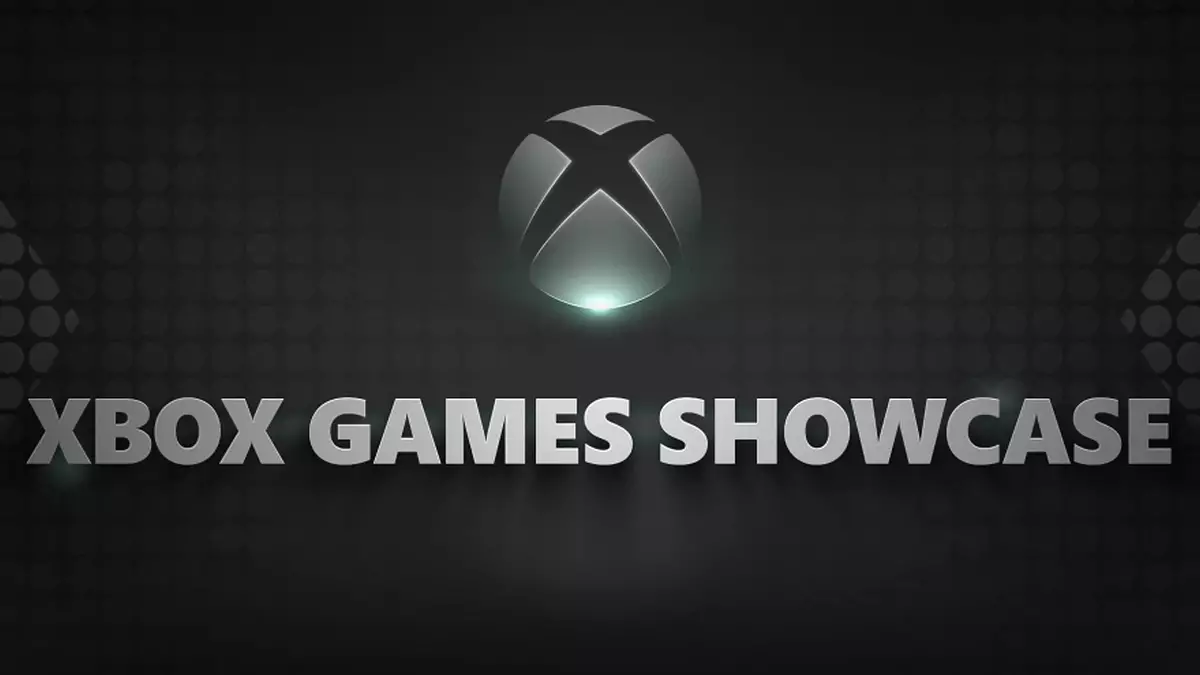Usa ka ilustrasyon sa Xbox Games Showcase.