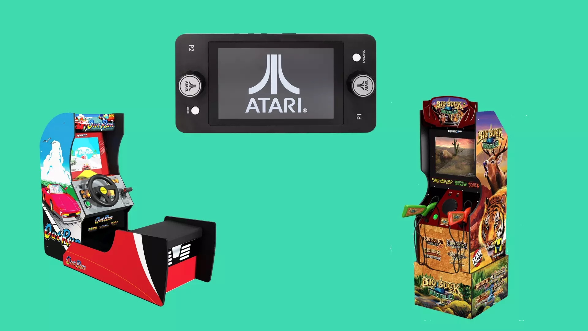 Arcade1Up opnar forpantanir fyrir 'Big Buck World' og 'Atari Mini PONG Jr'