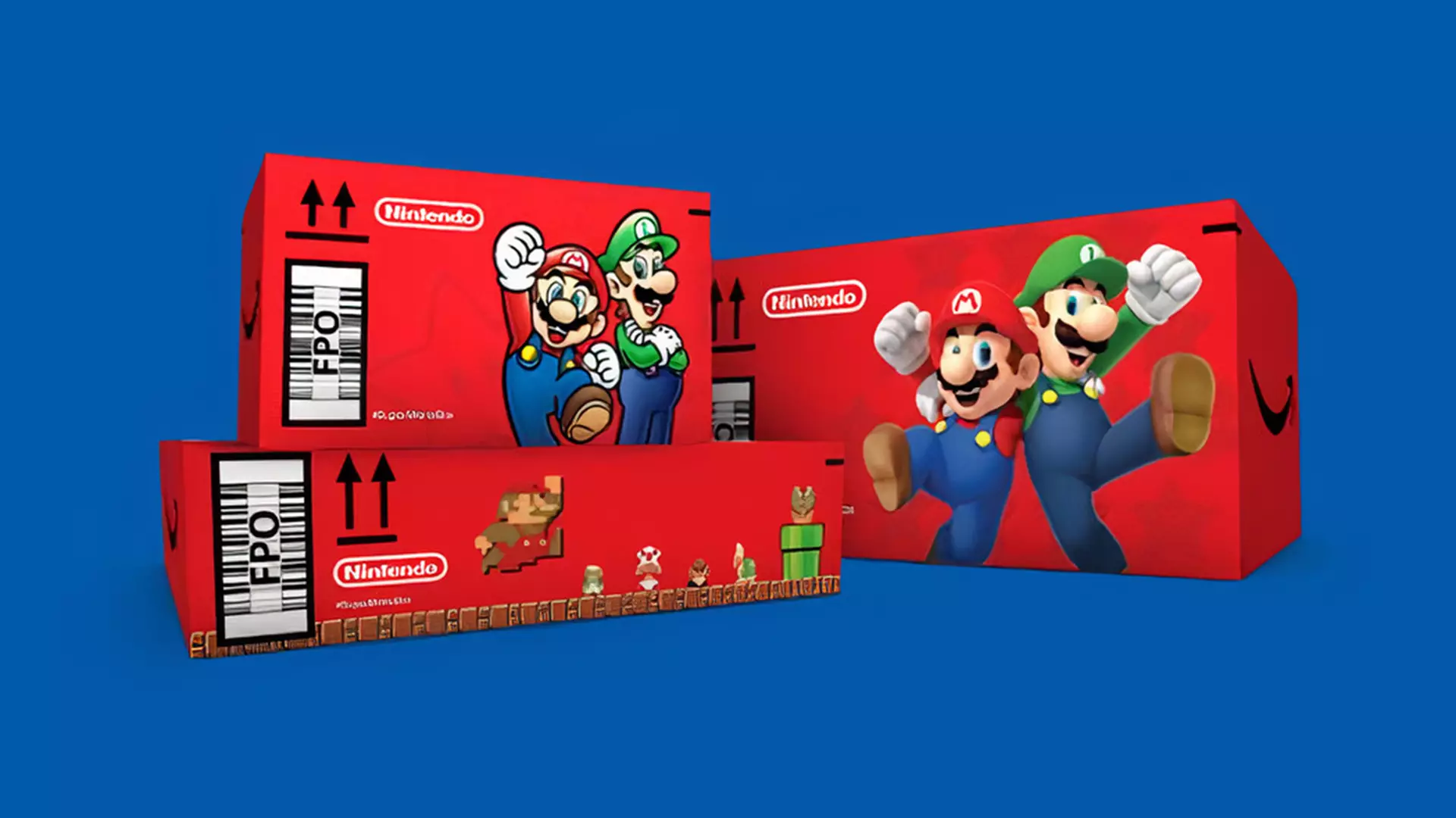 Je volgende Amazon-bestelling komt mogelijk in een Limited Edition 'Super Mario'-doos
