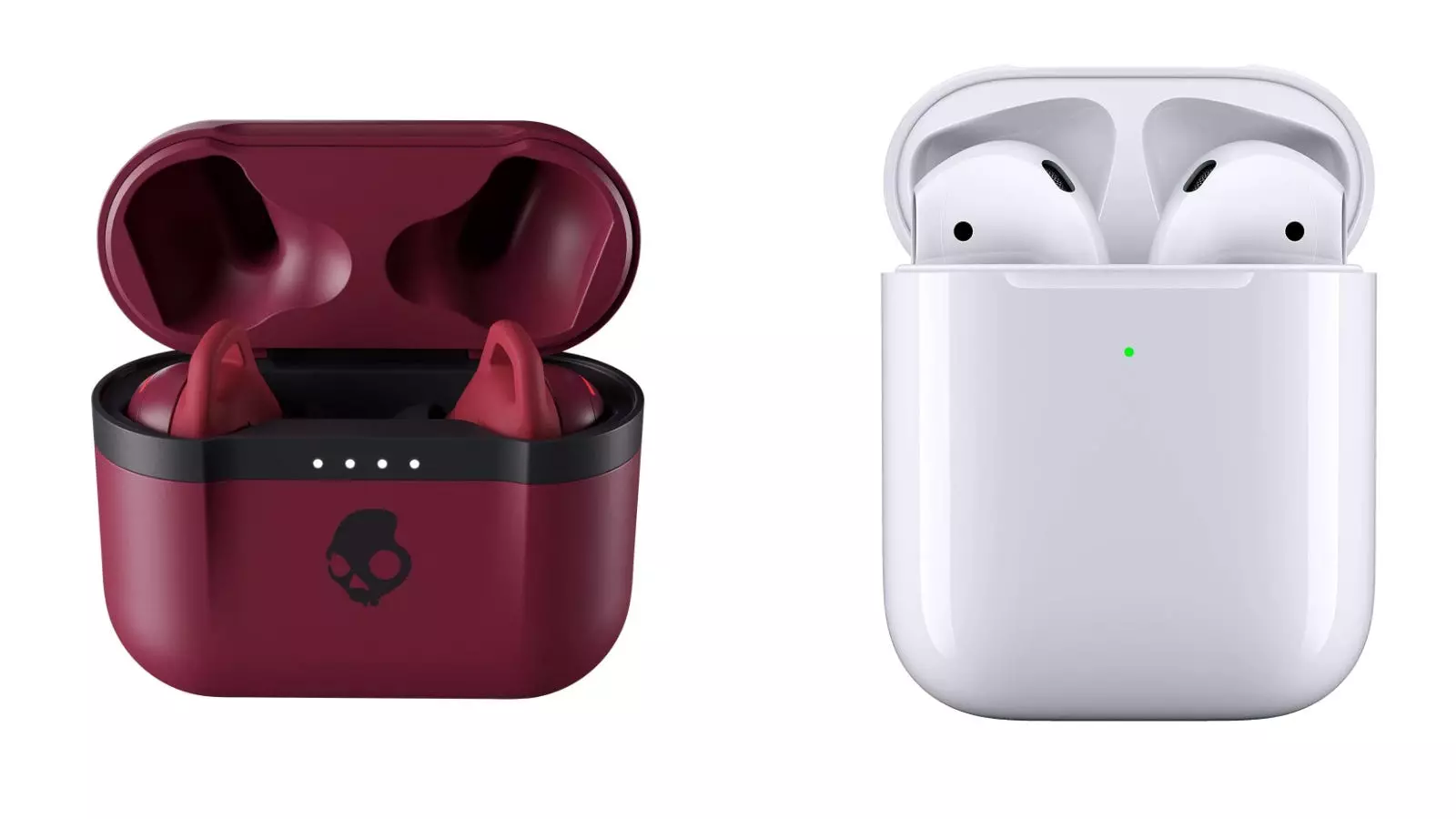 Skullcandy Indy Evo dhe Apple Airpods