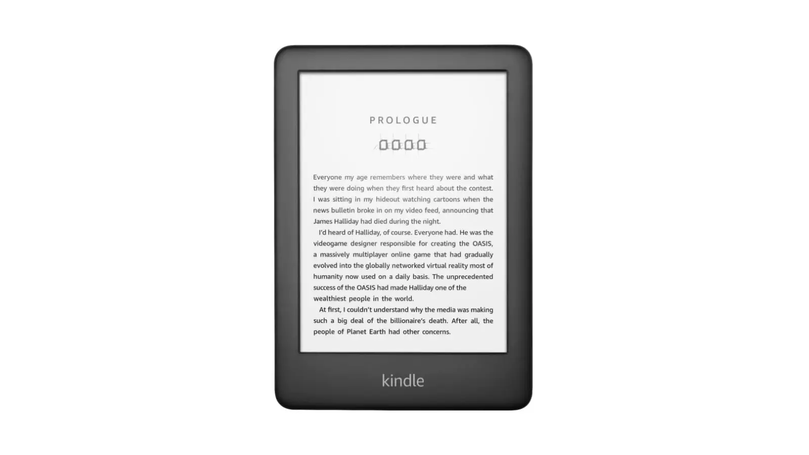 Алты дюймдік Amazon Kindle eReader