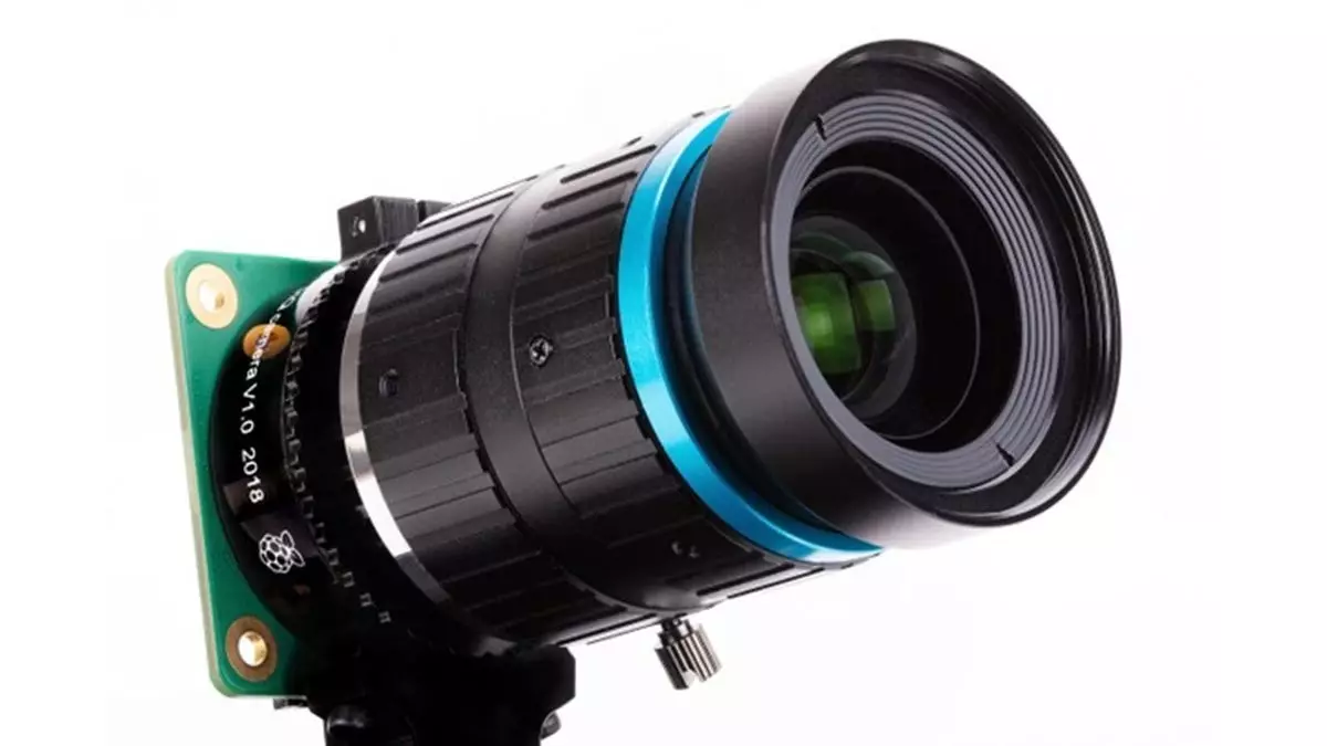 Kamera Rasbperry Pi Kualitas Tinggi dengan lensa telefoto