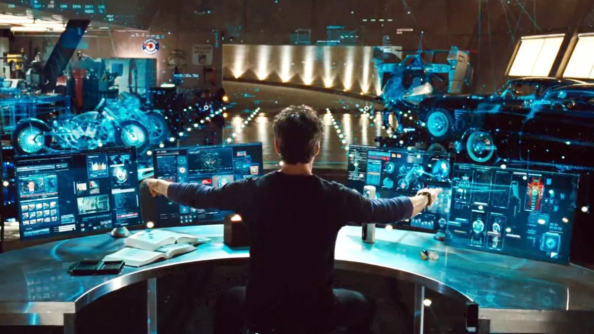 Снимок экрана фильма «Железный человек 2».