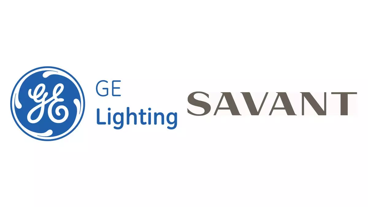 GE Aydınlatma ve SAVANT logosu