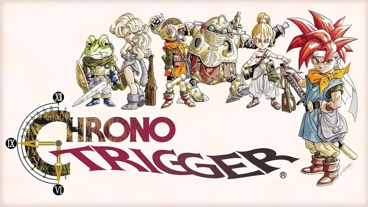 Eng Illustratioun vun de Chrono Trigger Charaktere.