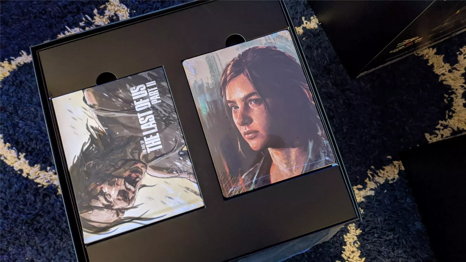 The Last of Us Part II Collector's Edition mini art book සහ SteelCase