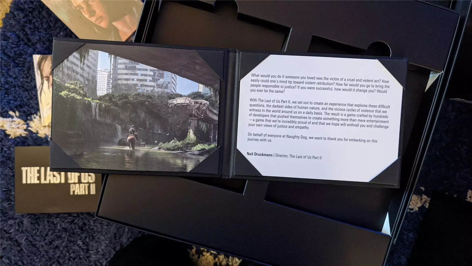 Litografia e carta de agradecimento de The Last of Us Part II