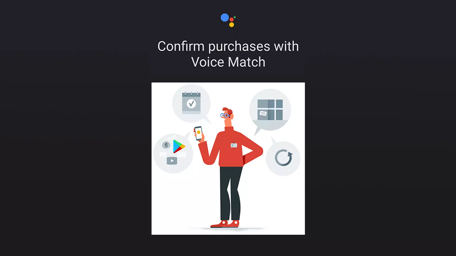 Google 為 Assistant 中的購買添加語音授權