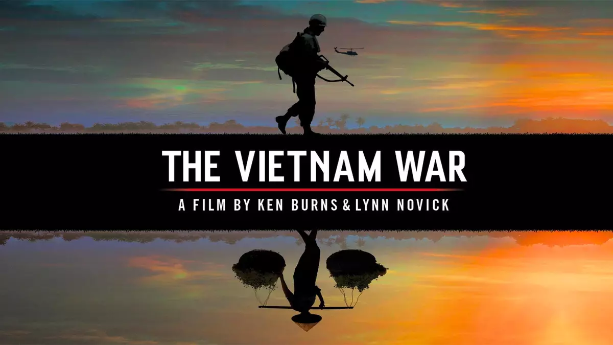 Ein Foto der Kartonkunst des Vietnamkriegs.